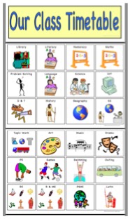 Top Teaching Tools: VISUAL CLASS TIMETABLE