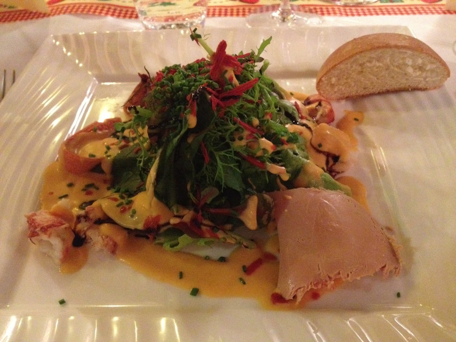 Le BLOG D'EPICURE: Hommage à Fernand Point: Salade, homard, foie gras ...