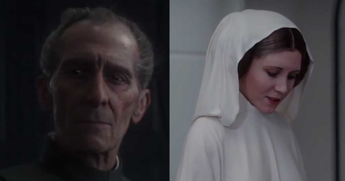 Video: "How 'Rogue One's' Princess Leia, Grand Moff Tarkin Were Created ...