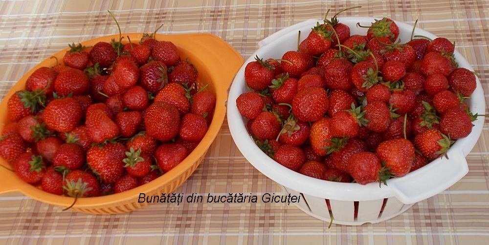 Dulceata de capsuni - Bunătăți din bucătăria Gicuței