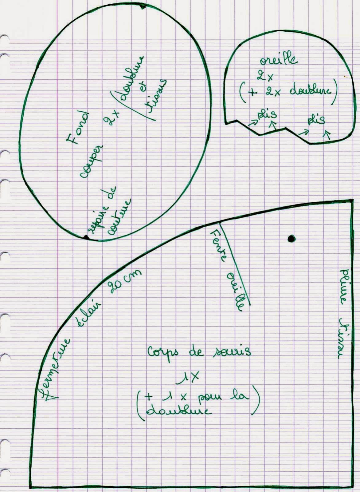 Ratinhos com molde para imprimir: Ideias criativas de Artesanato Com ...
