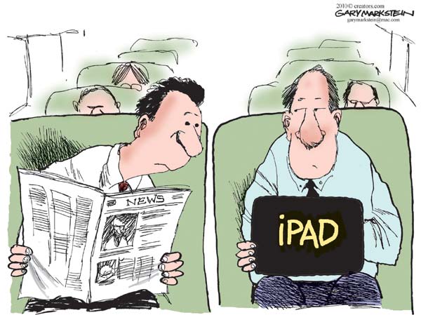 Quite distinct ipad cartoon