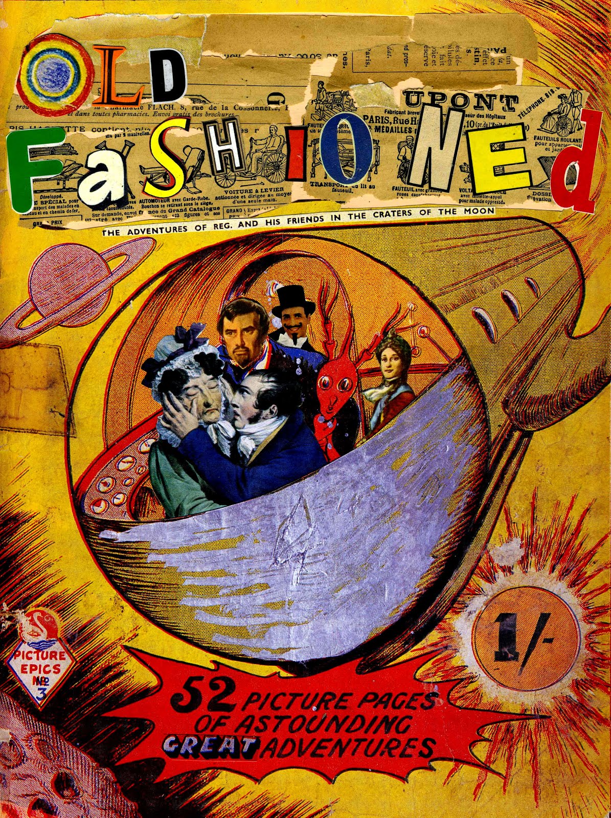 .: Old Fashioned Comic Book Cover