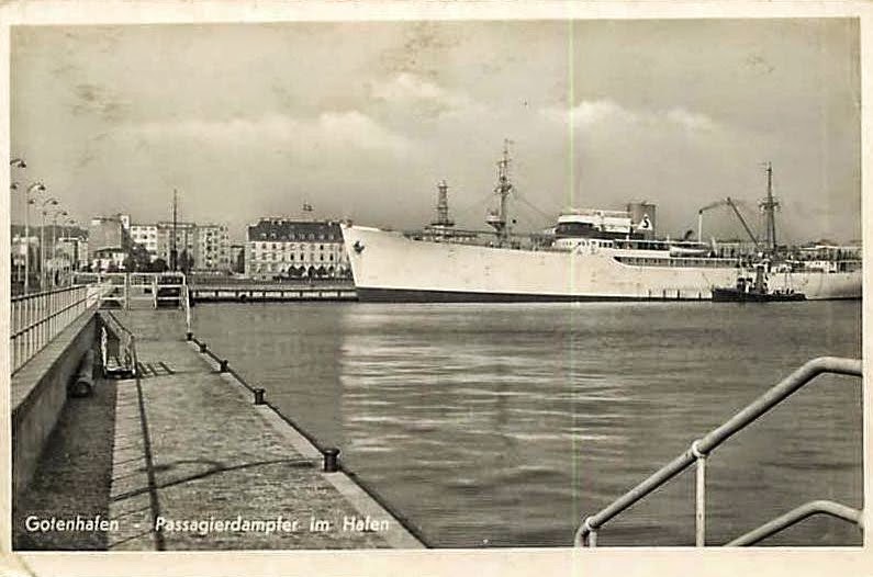 La Marcophilie Navale Envelopmer: De Gotenhafen à Gdynia Pologne Gdansk ...