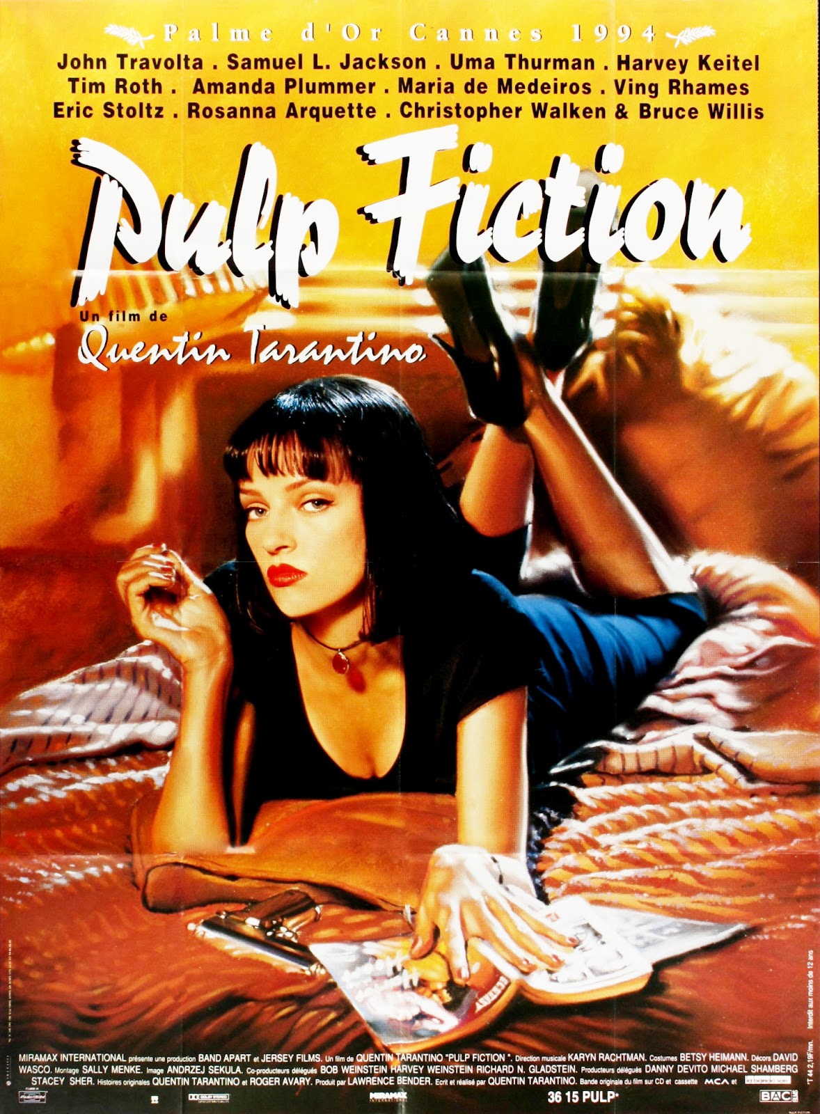 The Geeky Nerfherder: Movie Poster Art: Pulp Fiction (1994)