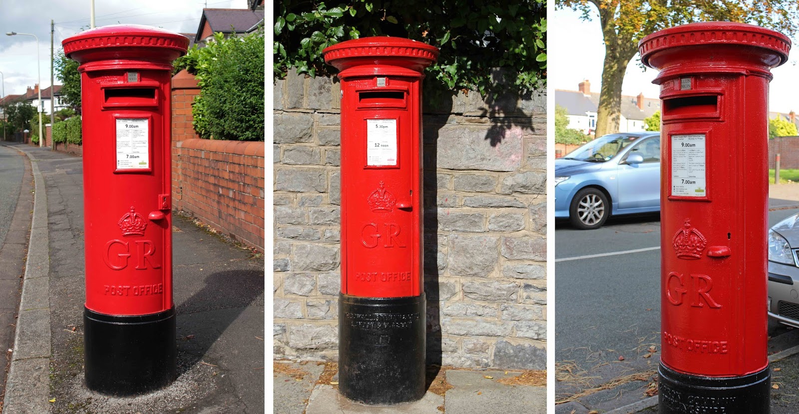 sconzani: Pillar boxes, post boxes