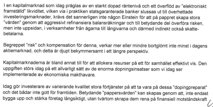 Jordholmen-okonventionell investering: TGS nopec och Peter Gyllenhammar