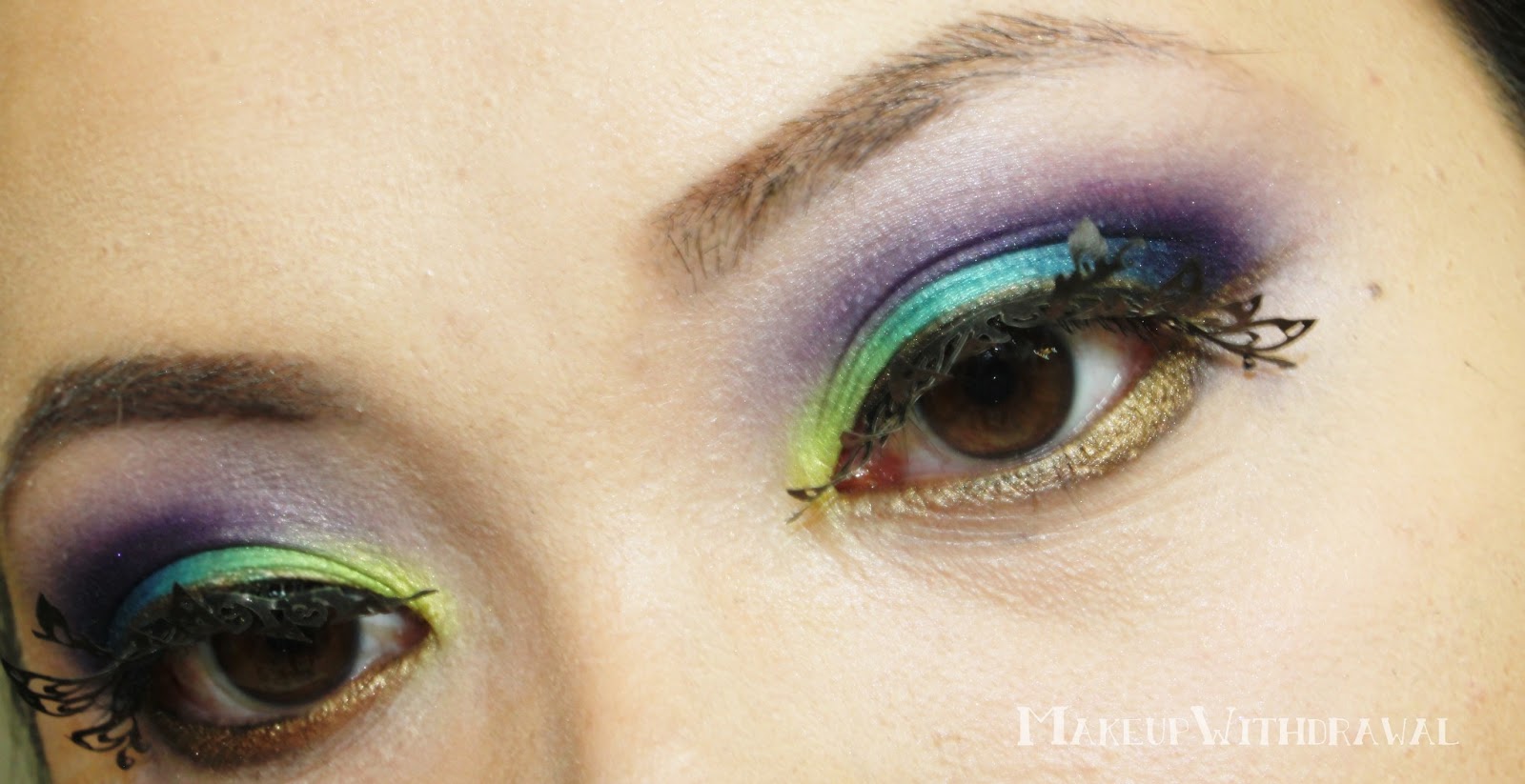 ES The Bright Peacock Lashes from KKCenterHK | Makeup Withdrawal