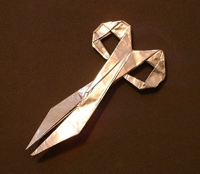 origami Scissors Handa 1 3D ~ origami instructions art and craft ideas
