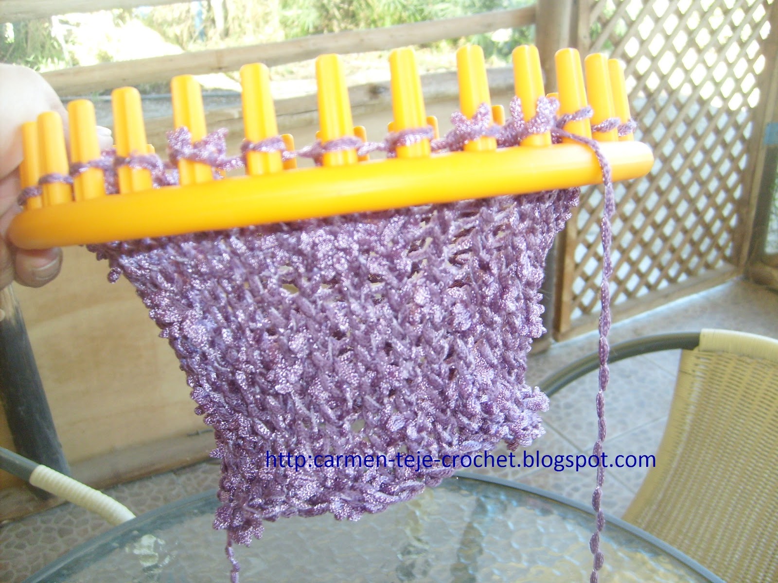 Tejiendo crochet y más...: Telar Circular