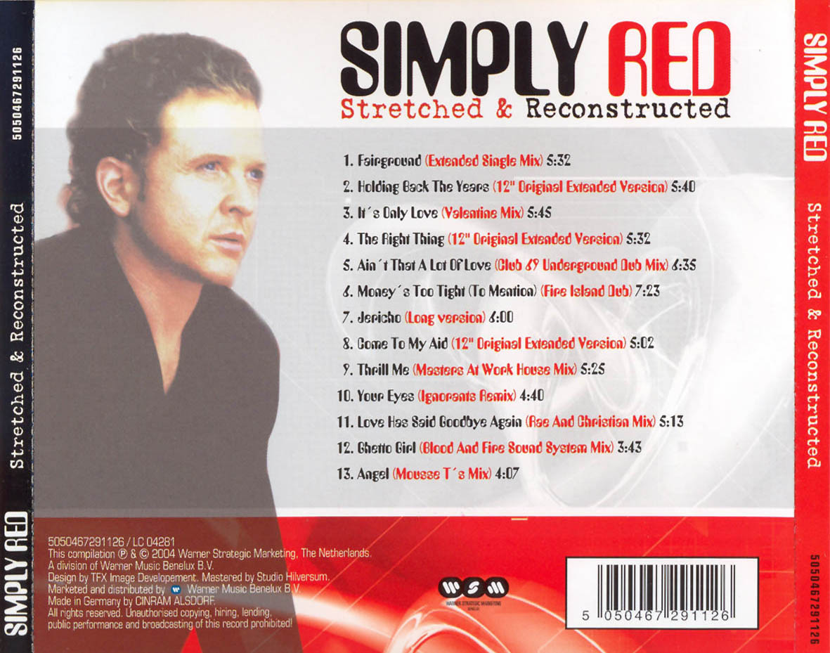 MI COLECCION DE MUSICA: Simply Red - Stretched & Reconstructed - 12 ...