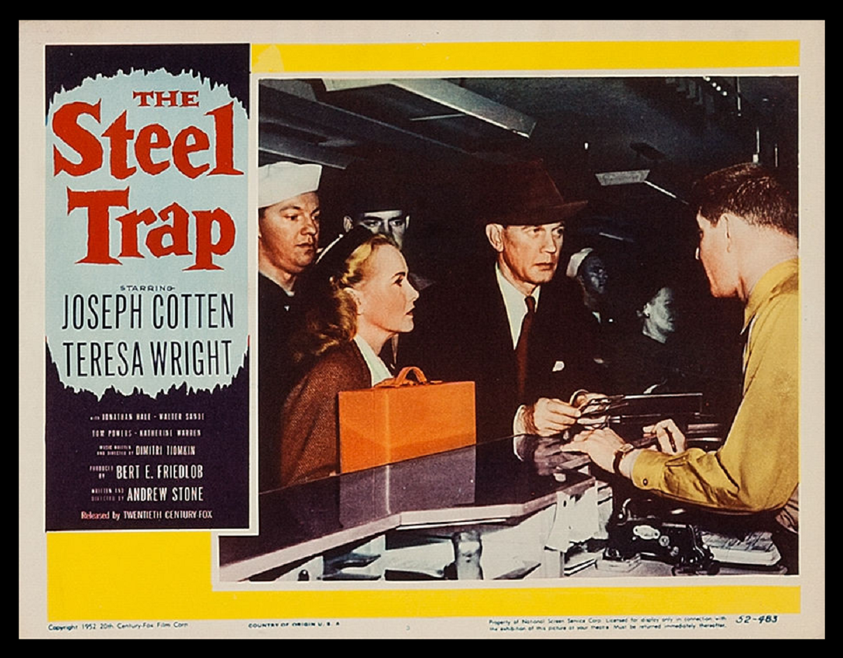 Tune Up: Film Poster : Andrew Stone - The Steel Trap [1952]