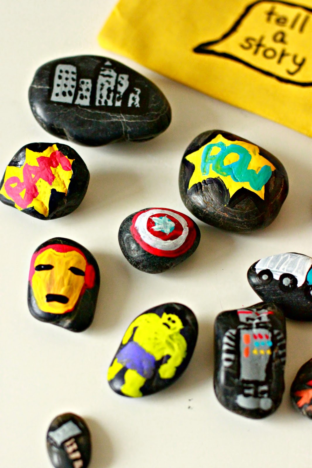 Larissa Another Day: Superhero Story Stones