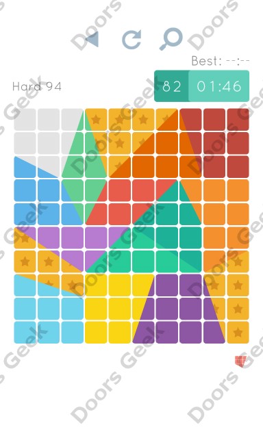 Blocks & Shapes [Hard] Level 94 Solution ~ Doors Geek