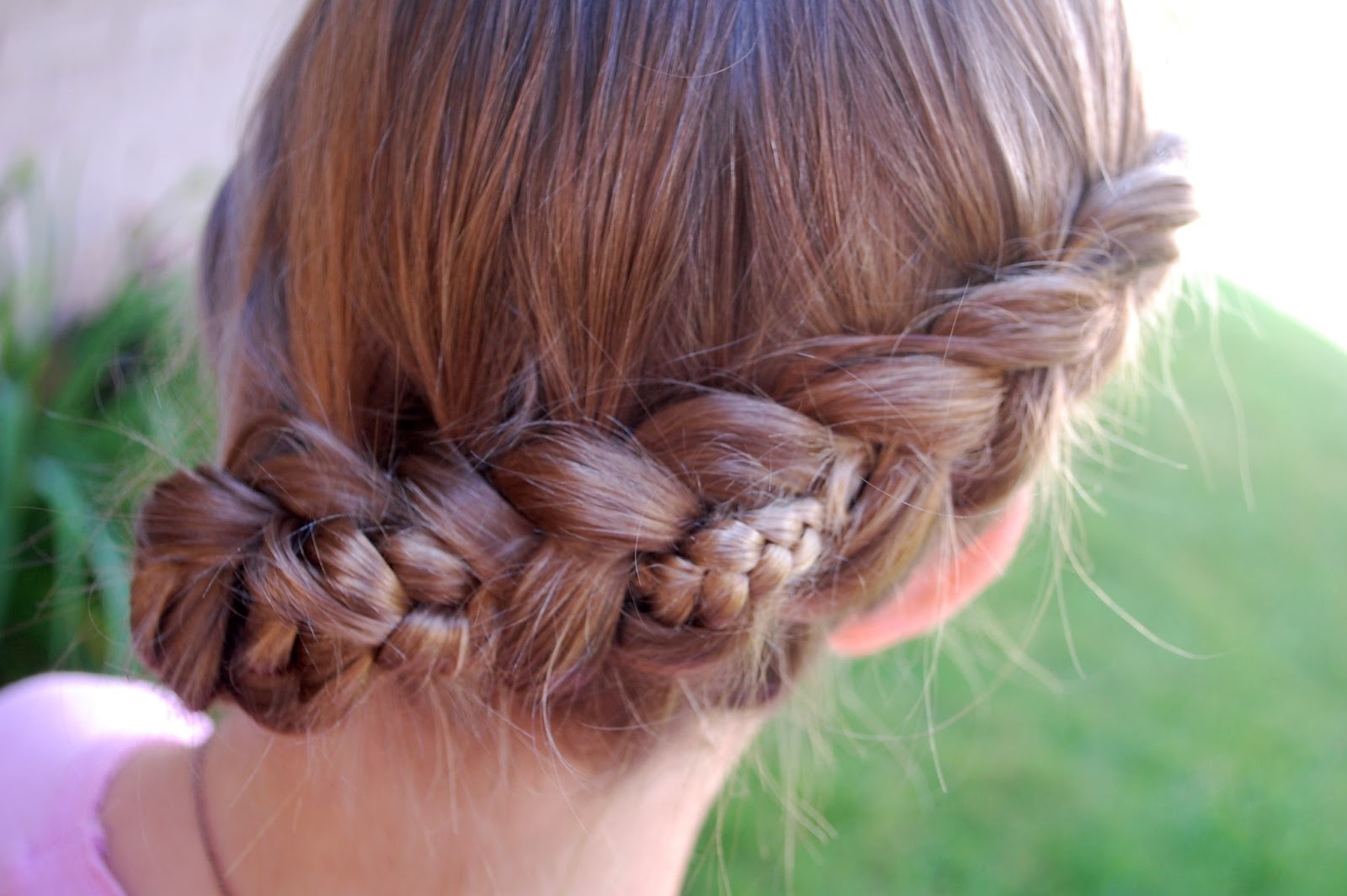 The Best Me: Across the Back Tucked Under French Braid (no bobbi pins ...