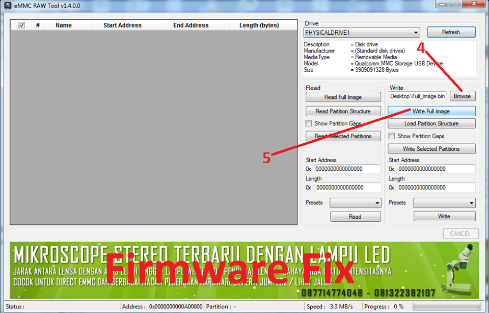 Electronic Hardware Note: Qualcomm Backup And Restore (eMMC Raw Tool v1 ...