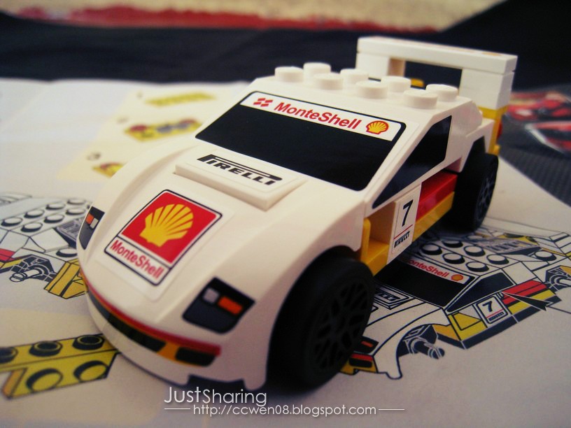 Just Sharing 文の分享站: Shell LEGO Ferrari Miniature - F40