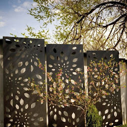 decoracion en chapas caladas