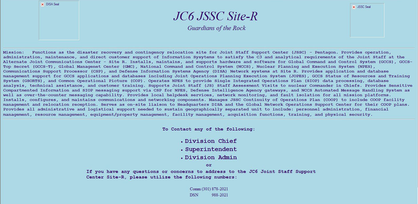 About Camp David: Raven Rock Mountain Complex