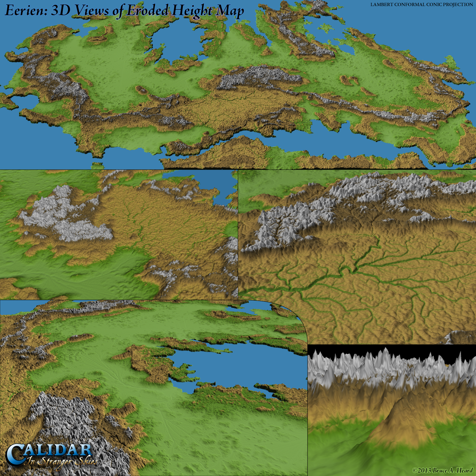 The Cartography of Thorfinn Tait: Maps of the Day 10-13: Eerien