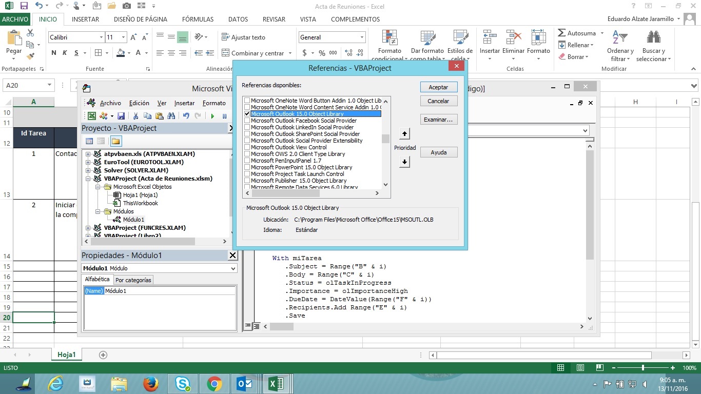 Finanzas, excel, vba, sql y algo más...: Acta de reuniones en excel y ... Finanzas, excel, vba, sql y algo más...: Acta de reuniones en excel y ...