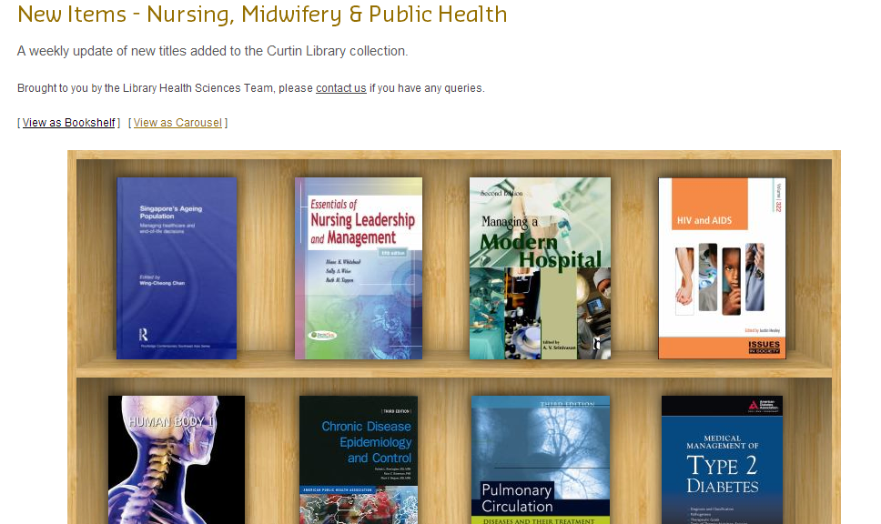 Too many words to tweet: The Virtual Bookshelf