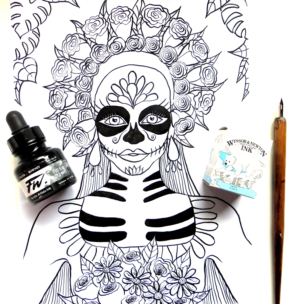 Inktober 2016 Challenge Begins | Inktober Supplies