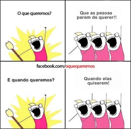 EntreMentes: O QUE QUEREMOS / QUANDO QUEREMOS