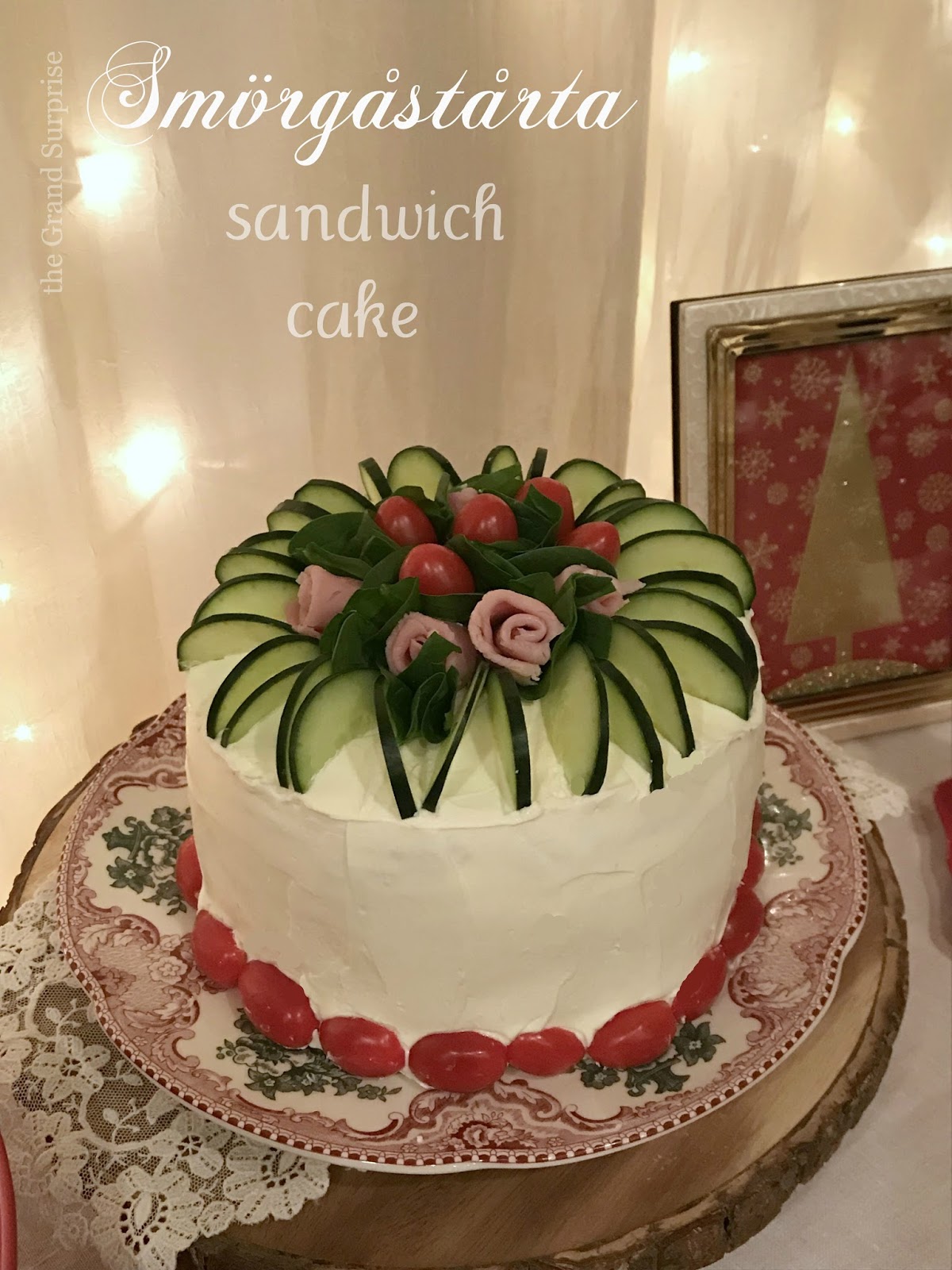 the Grand Surprise!: 80th Birthday Party ~ menu