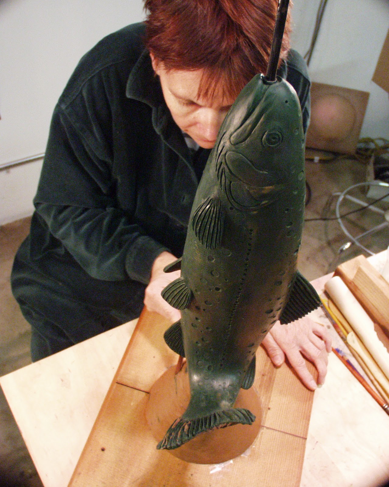Patrick Collentine Susan Larsen: Dancing Trout Fountain