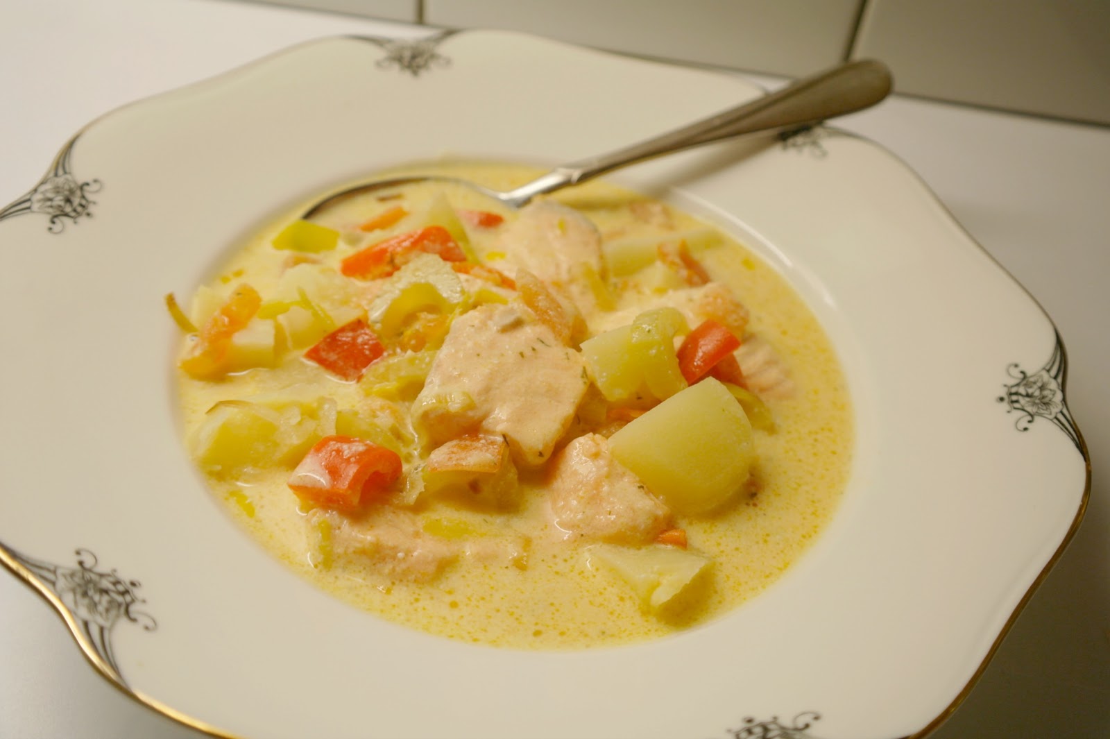 MÅRTENSSONS KÖK: Krämig laxsoppa