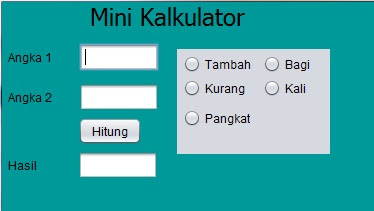 Cara Membuat Kalkulator Sederhana dengan Jframe JavaNetbeans - Eleven Zones