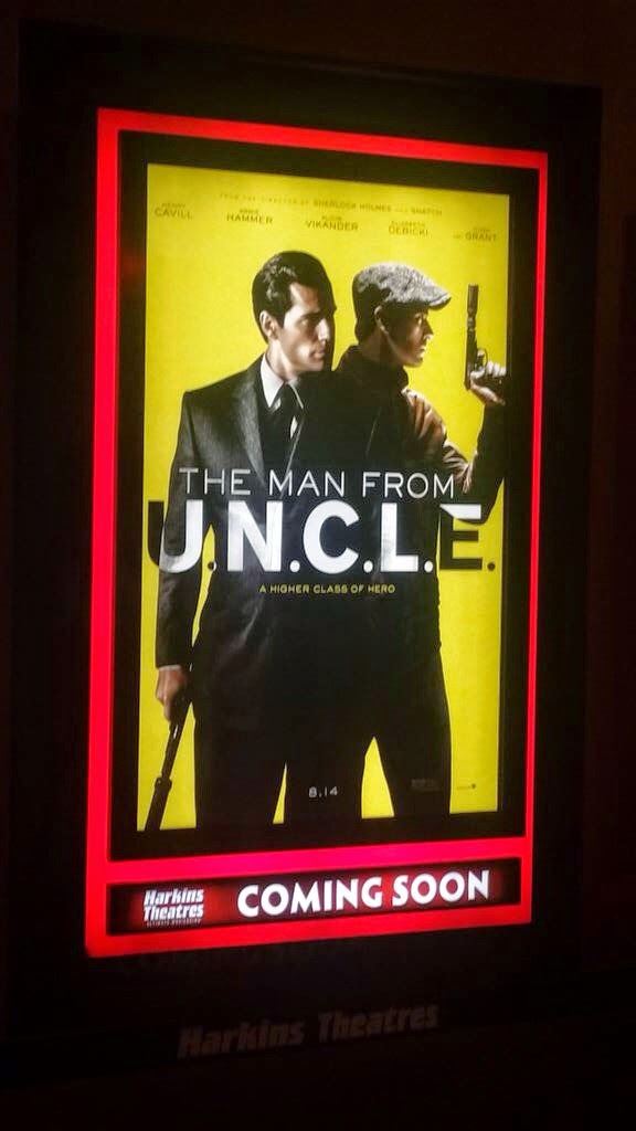 Henry Cavill News: U.N.C.L.E. Poster Spotted In Mesa, Arizona Theater
