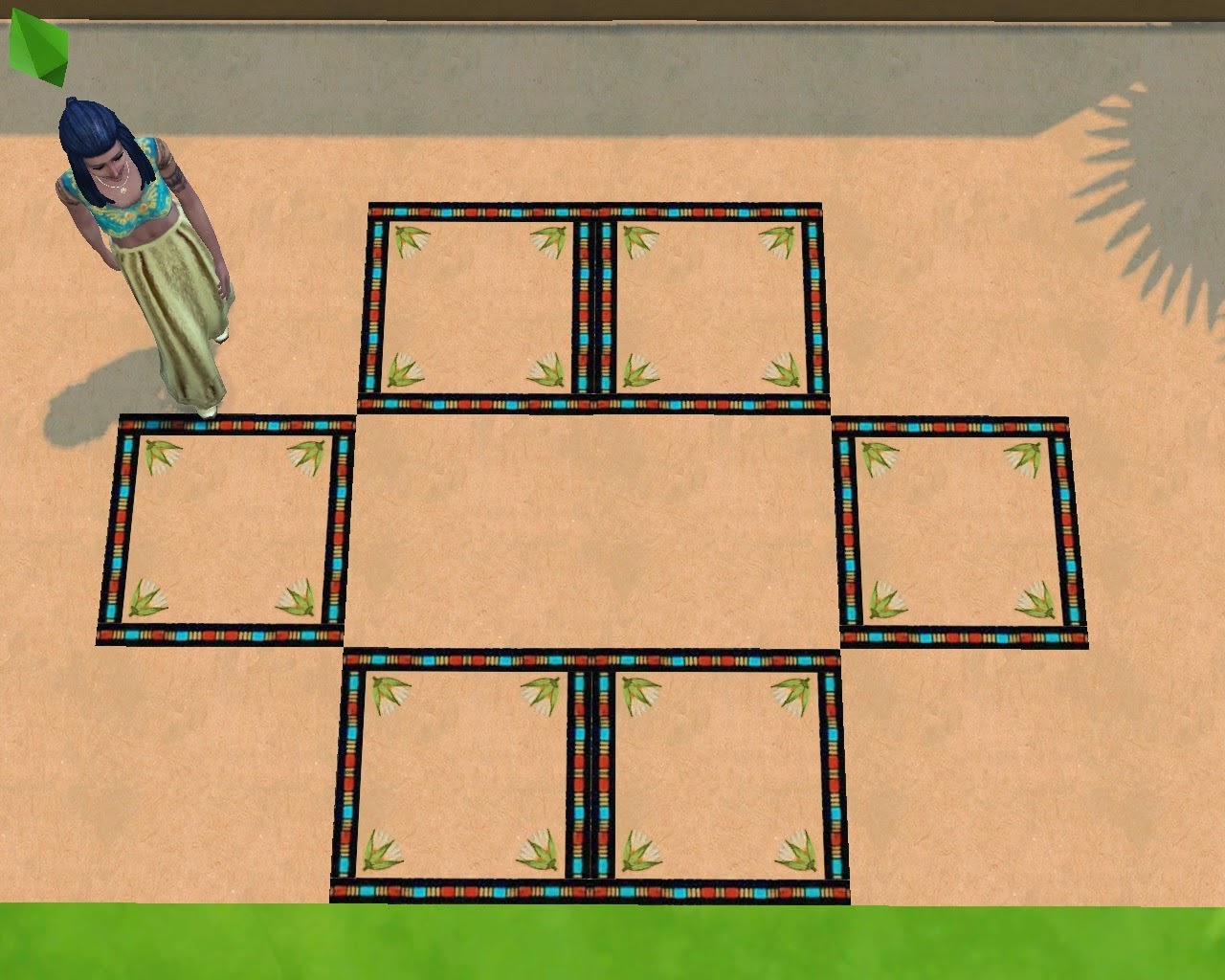 My Sims 4 Blog Egyptian Walls And Floors By Mara45123