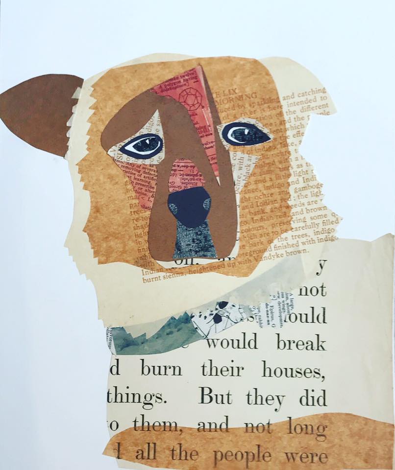 Carriage House Arts and Crafts: Dog collage portraits