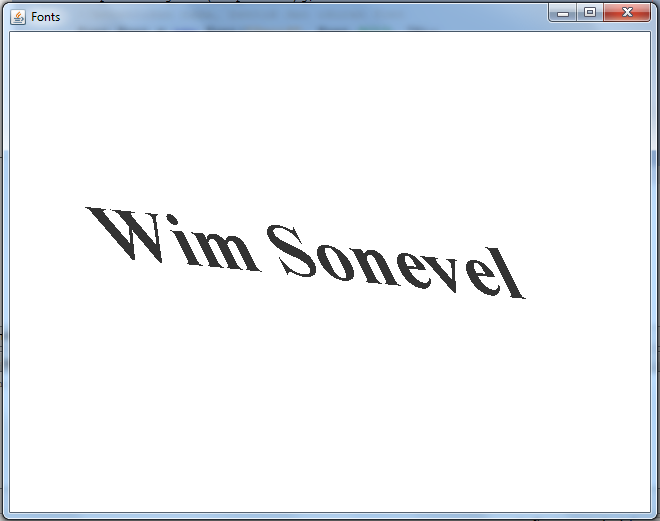 Text dan Font di Java 2D - My Personal Blog