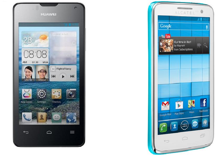 Ithenex: Alcatel One Touch X'Pop vs Huawei Y300