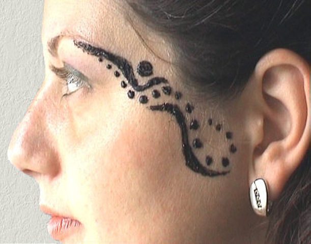 Face Mehndi Design - Mehandi Design,Heena Designs,Indian Mehandi