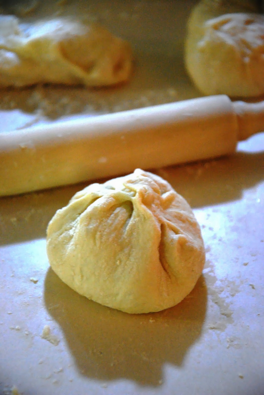 Pan chino relleno de pollo. — Chez Silvia