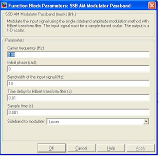 MATLAB Simulation Codes and Outputs: SSB MODULATION