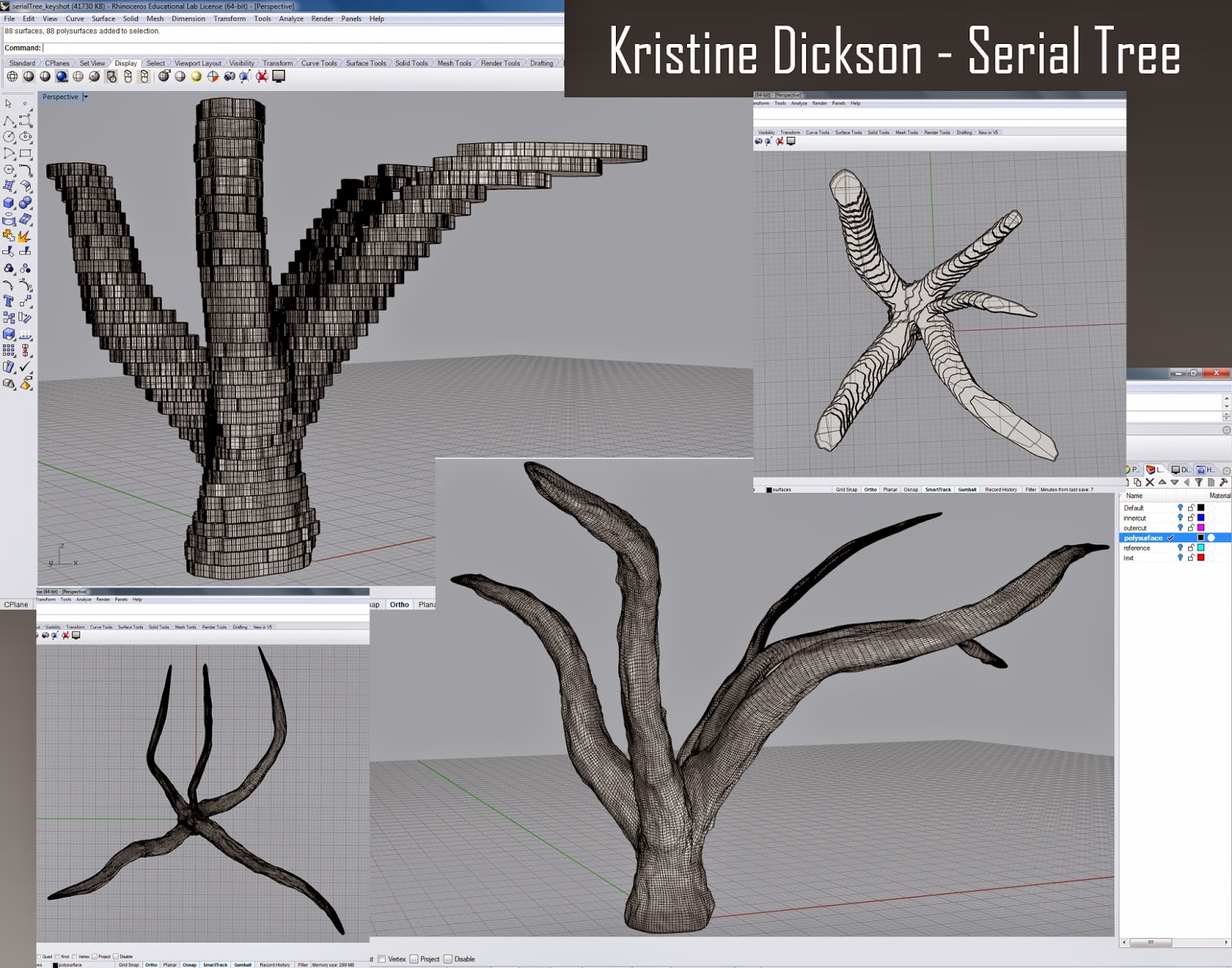 ATEC-FAB UTDallas : Kristine Dickson: Week 6 Serial Slicing - Tree