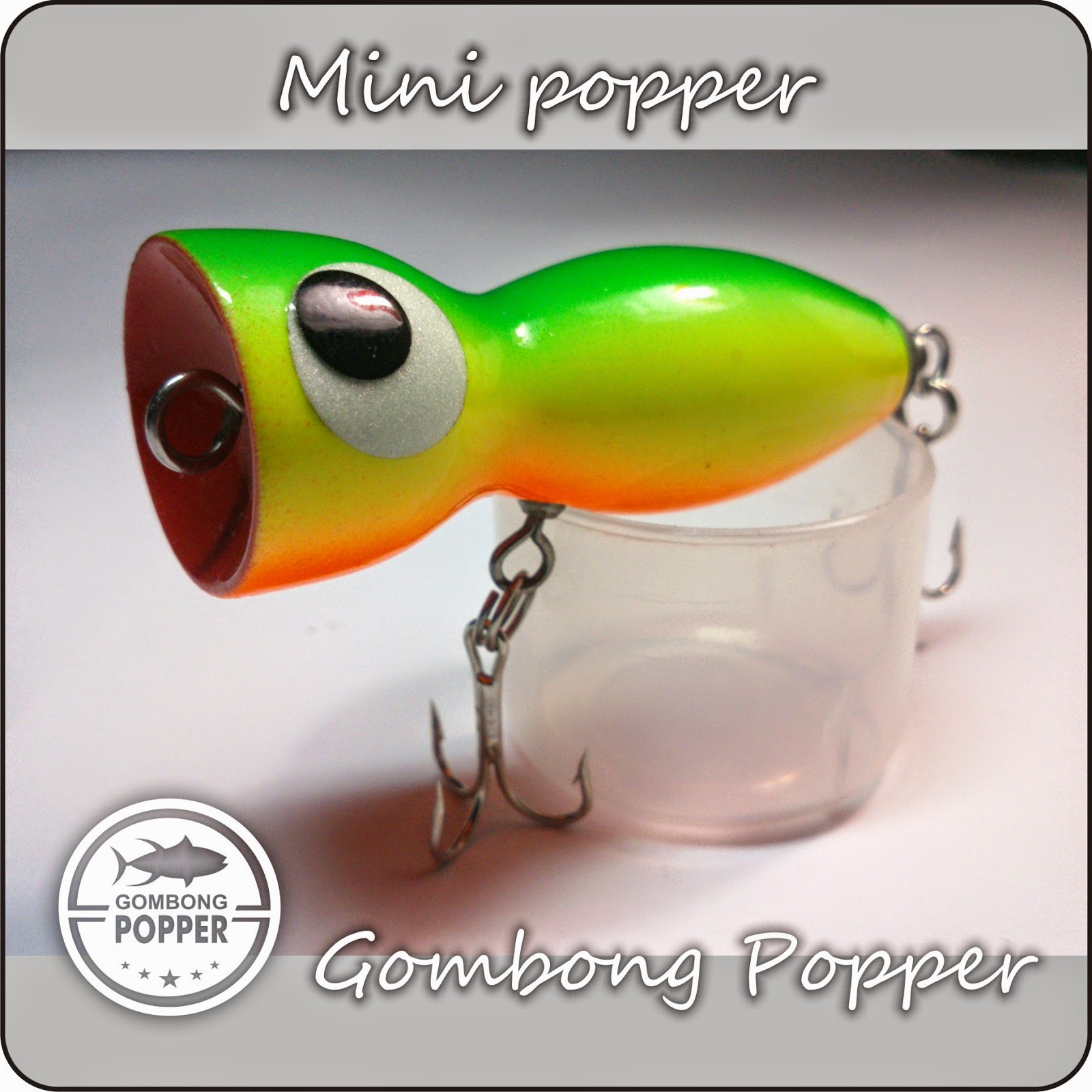 pembuat popper pancing lokal: Mini Popper