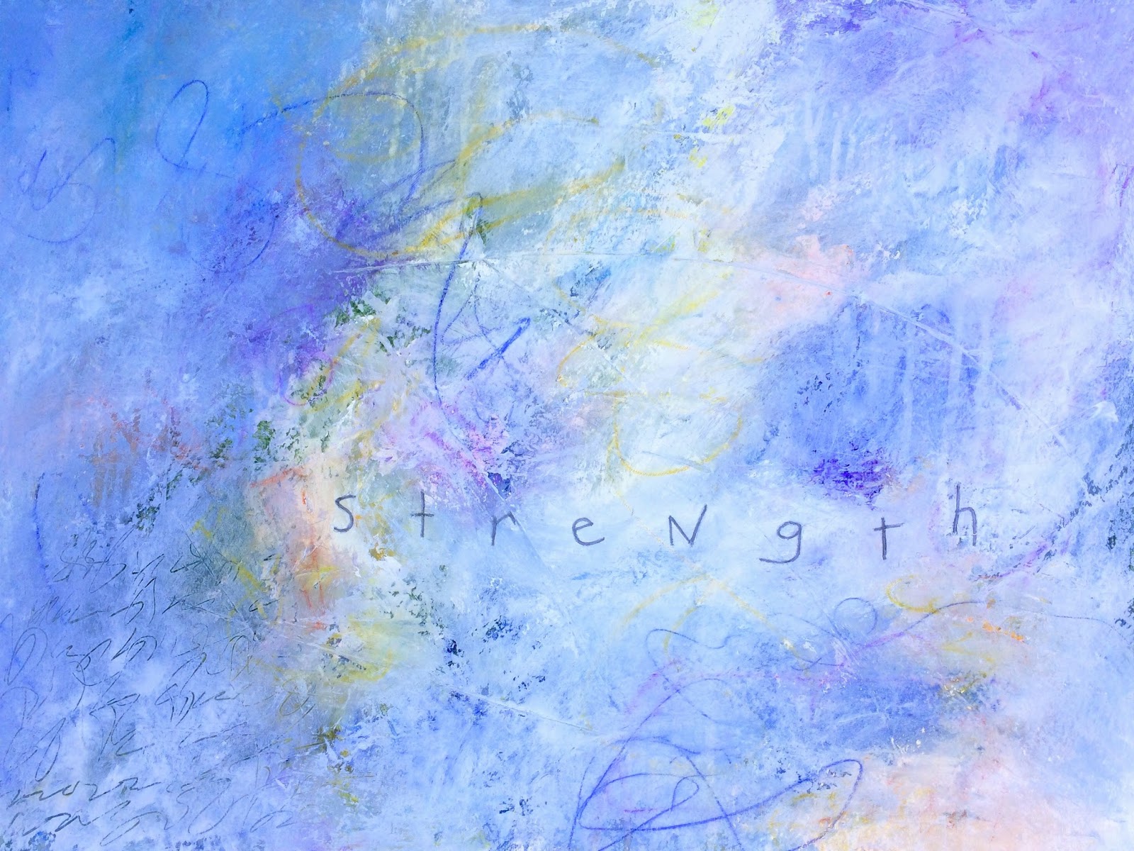 Coming Abstractions: Strength - Day 15 of the 30 Paintings in 30 Days ...