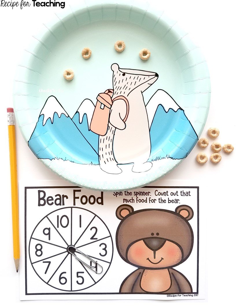 Bear Food Counting - Recipe for Teaching