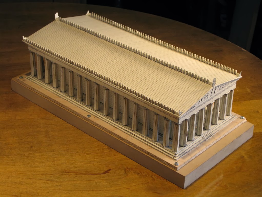 Jim's Junk!: Paper Landmarks Parthenon card stock model kit; Not for ...