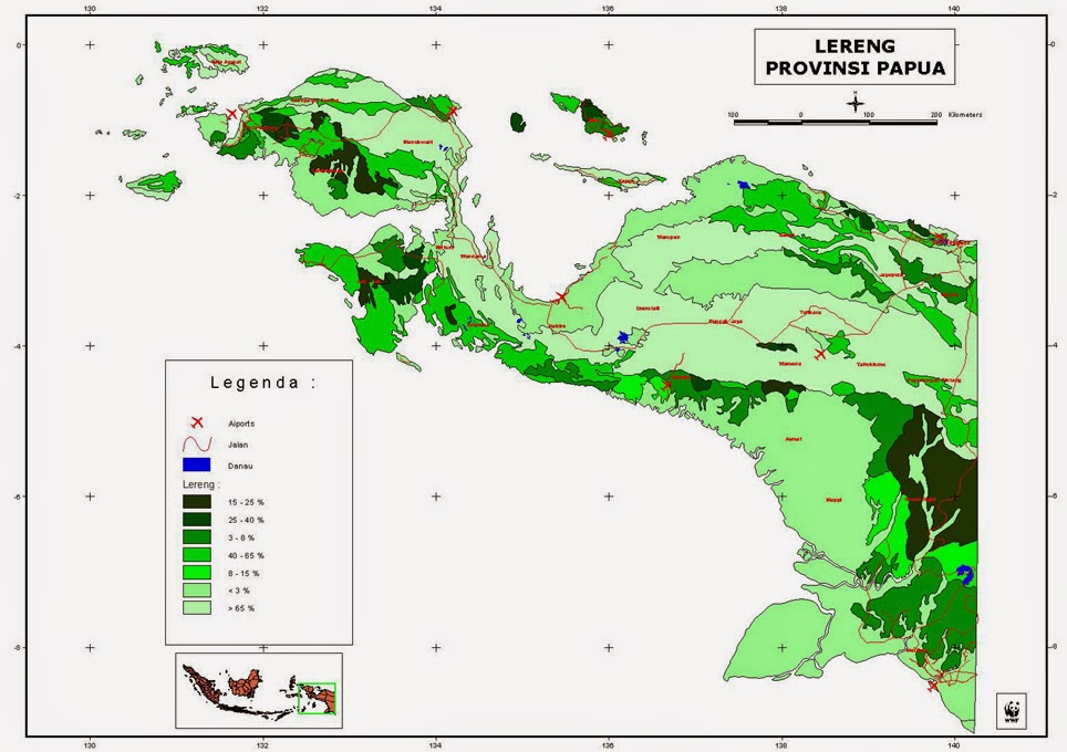Peta Wilayah Papua - √ PETA PAPUA dan Kondisi Geografisnya (Lengkap ...