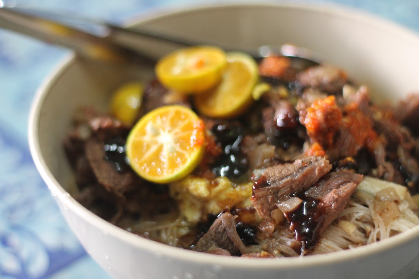 something by tauhhid: Food : Mihun Sup Daging Extra Pedas