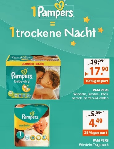 Die lästige Nachbarin: Preisvergleich Windeln (Pampers) 2014