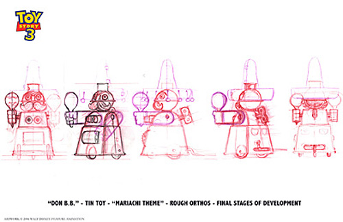 Living Lines Library: Toy Story 3 (2010) - Character Design
