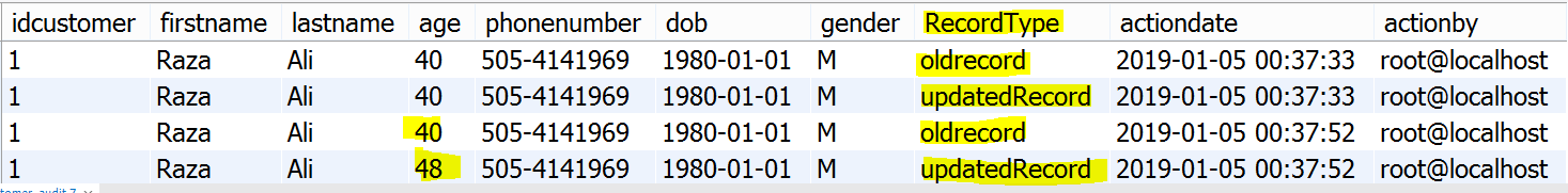 Welcome To TechBrothersIT: How to create AFTER UPDATE Trigger in MySQL 2nd Method - MySQL ...